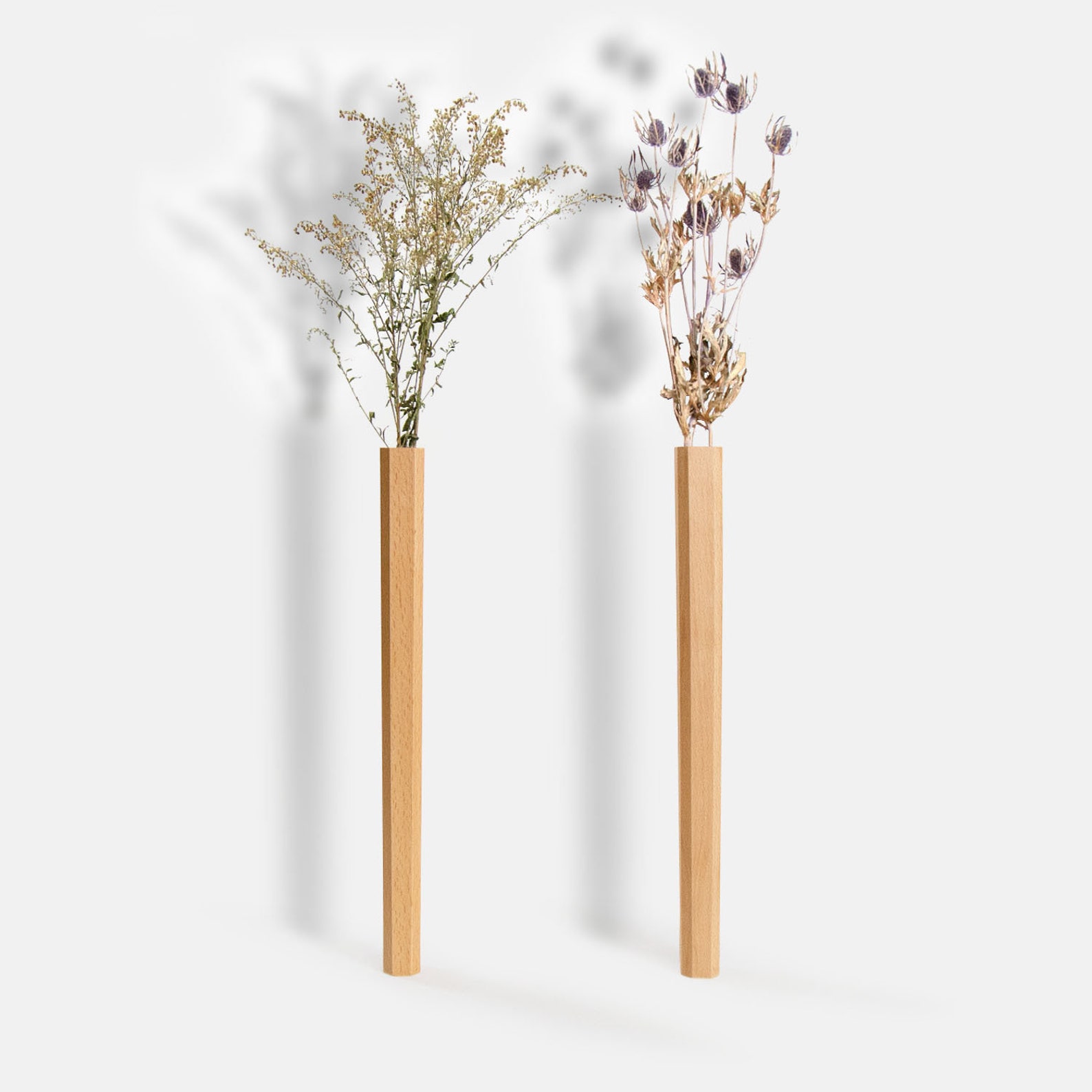 Wooden Wall Vase / Modern Bud Vase / Wall Mounted Flower Vase/ - Etsy