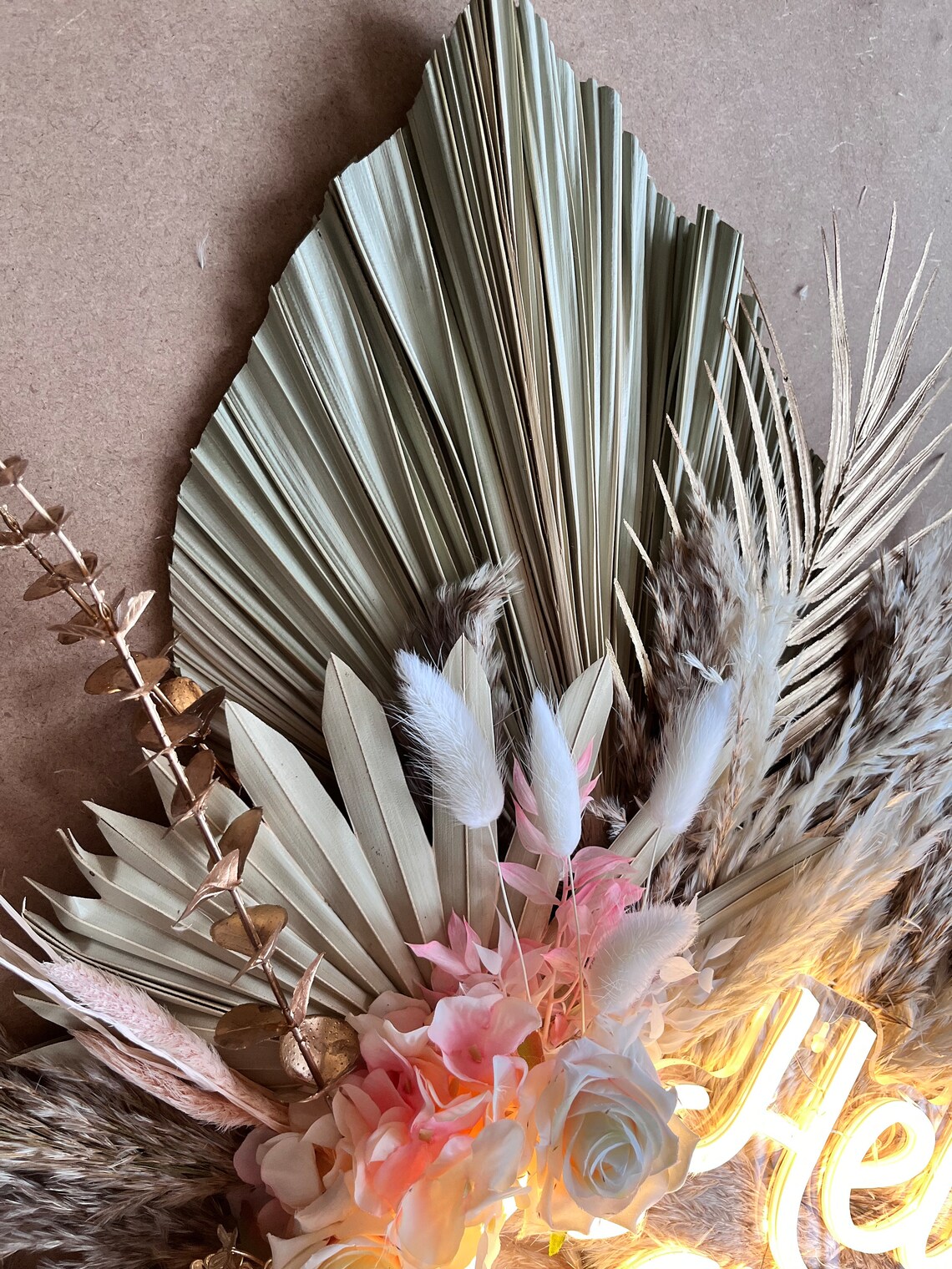 Pampas Cloud & Neon Sign | Pampas Neon Sign | Home Decor | Pampas Cloud ...