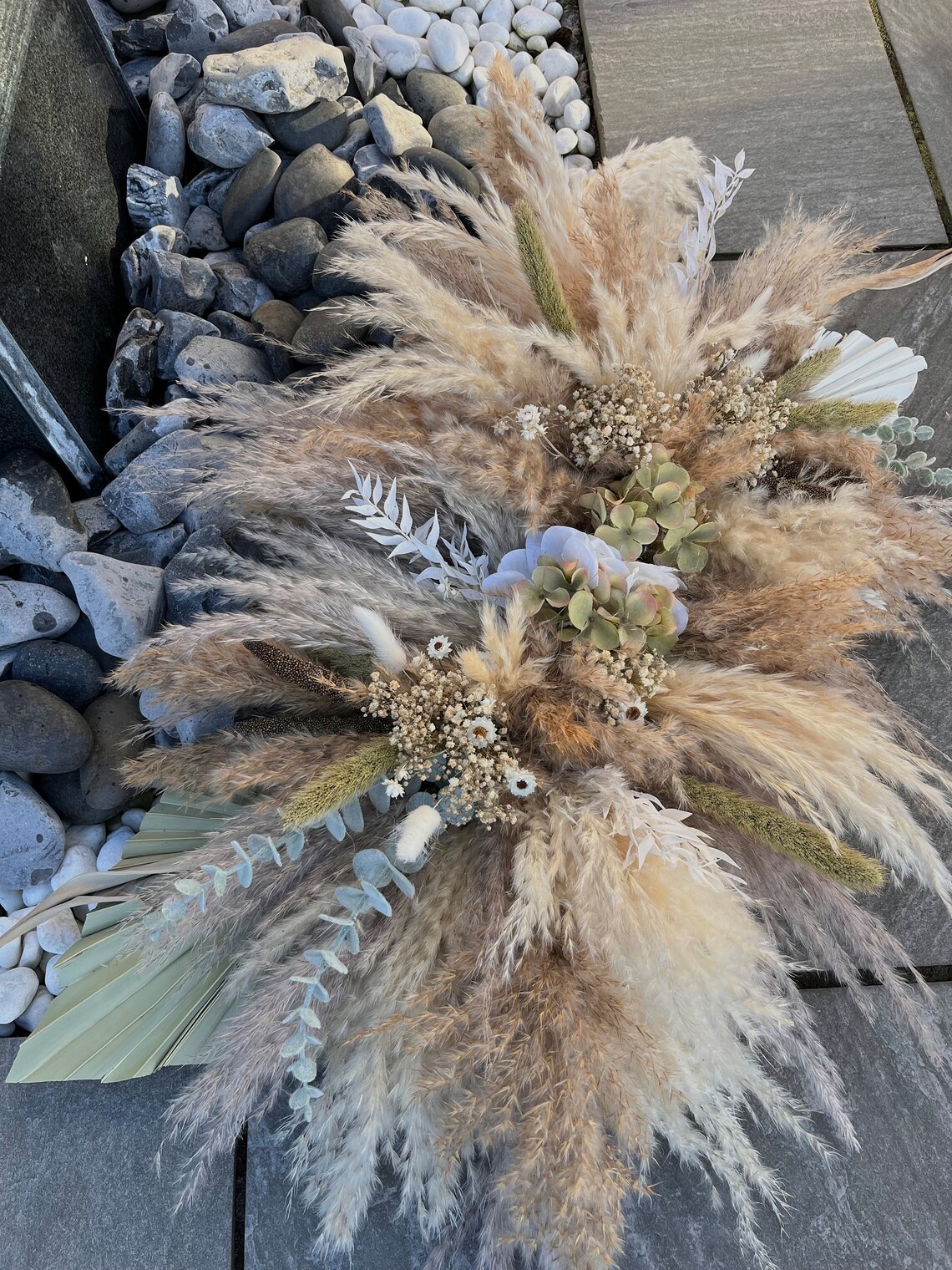 Pampas Grass Cloud Wall Decor | Custom Floral Installation - Etsy