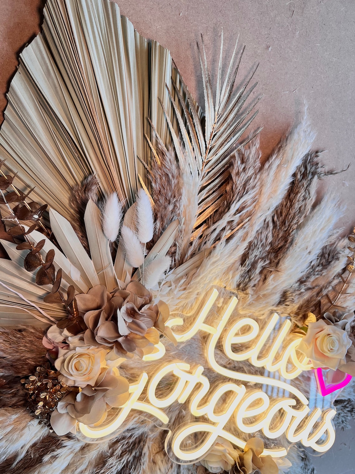 Pampas Cloud & Neon Sign | Pampas Neon Sign | Home Decor | Pampas Cloud ...