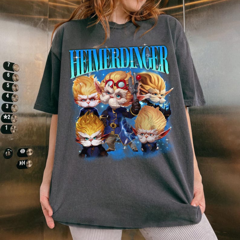 Heimerdinger Arcane Bootleg Shirt Png Vintage Streetwear League of ...