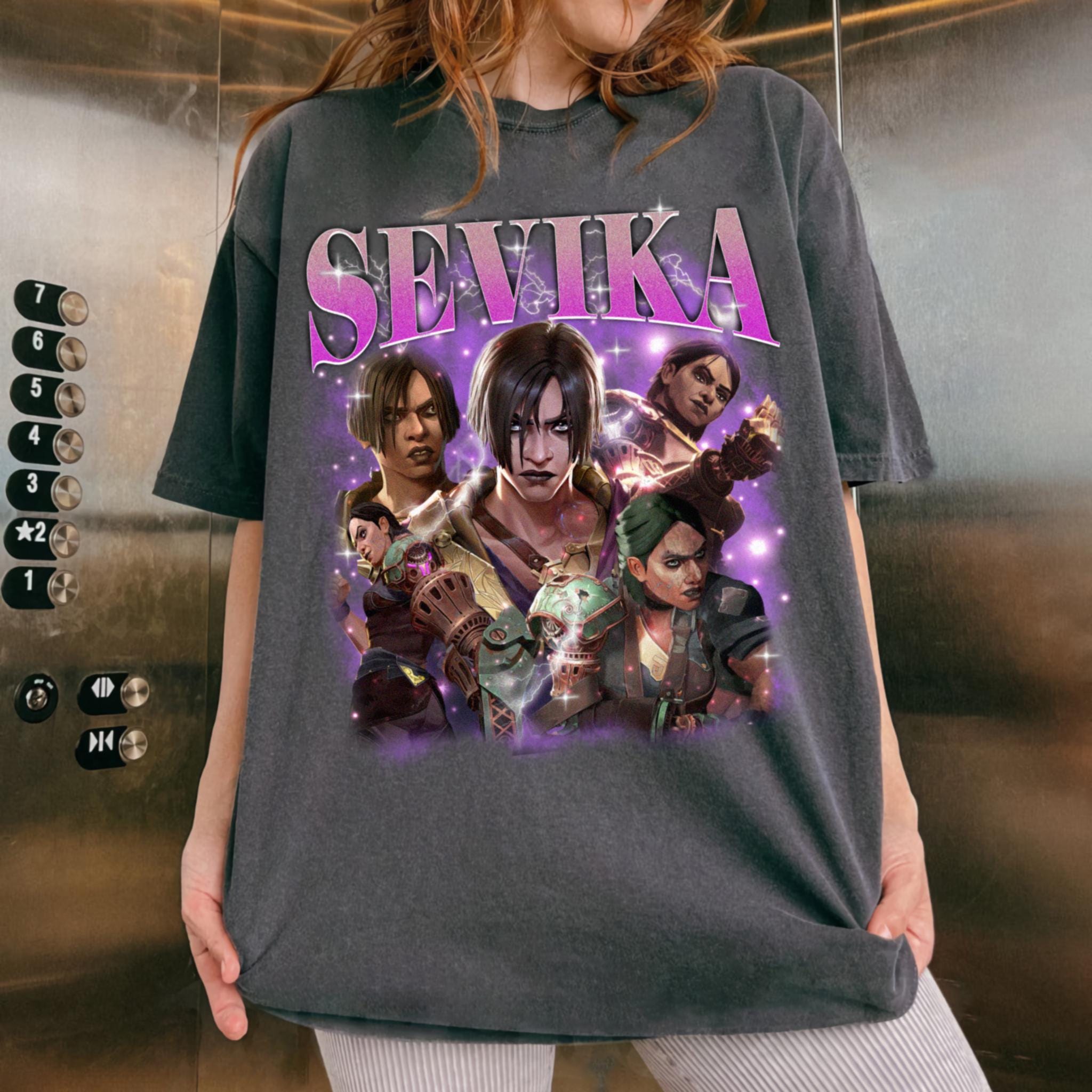 Sevika Arcane Bootleg Shirt Png Vintage Streetwear League of Legends ...