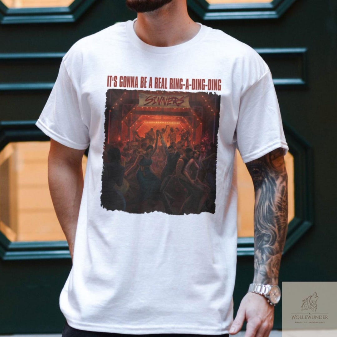 Sinners 2025 Movie Poster Shirt, Birthday Gifts, Sinners Movie Fan ...