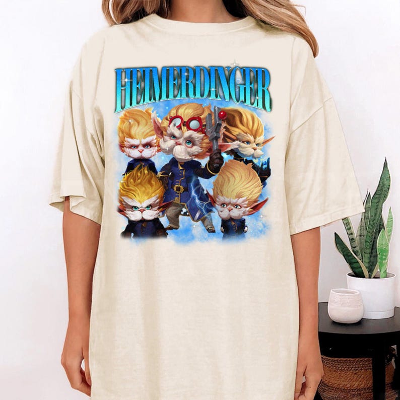 Heimerdinger Arcane Bootleg Shirt Png Vintage Streetwear League of ...