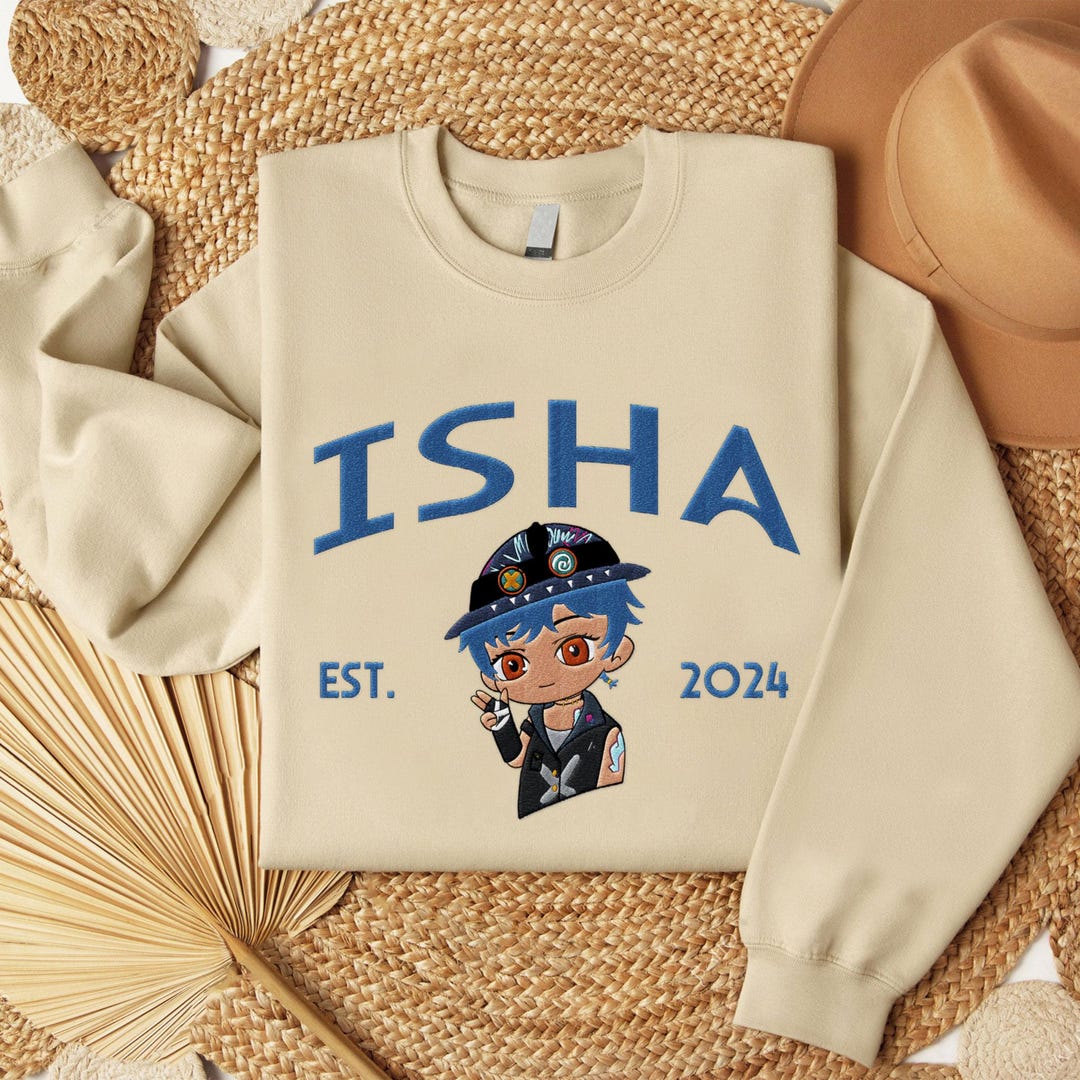 Isha Chibi Arcane 2024 Embroidered Sweatshirt, Isha Character ...