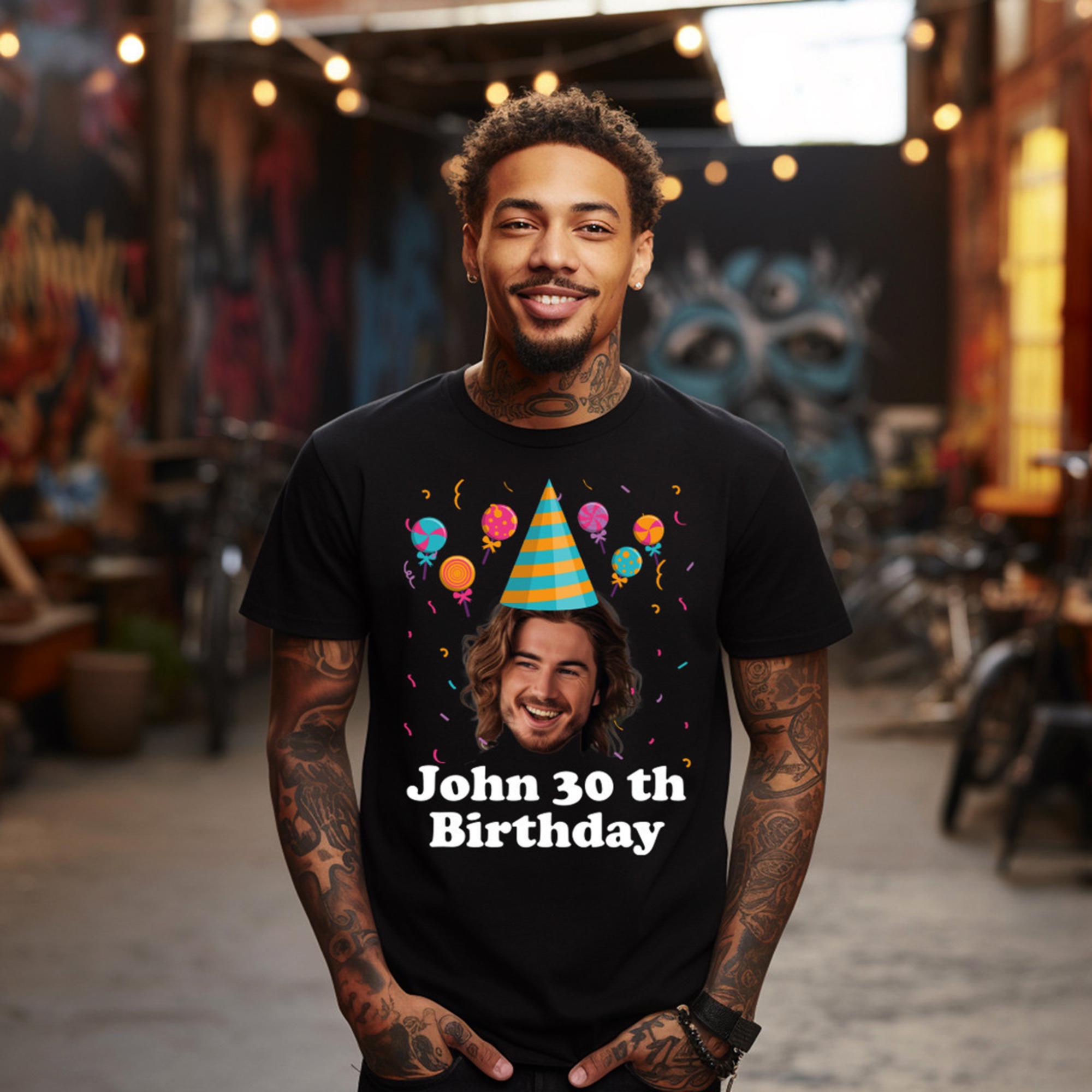 Funny Birthday Shirt Png, Birthday Photo Shirts Png, Matching Birthday ...