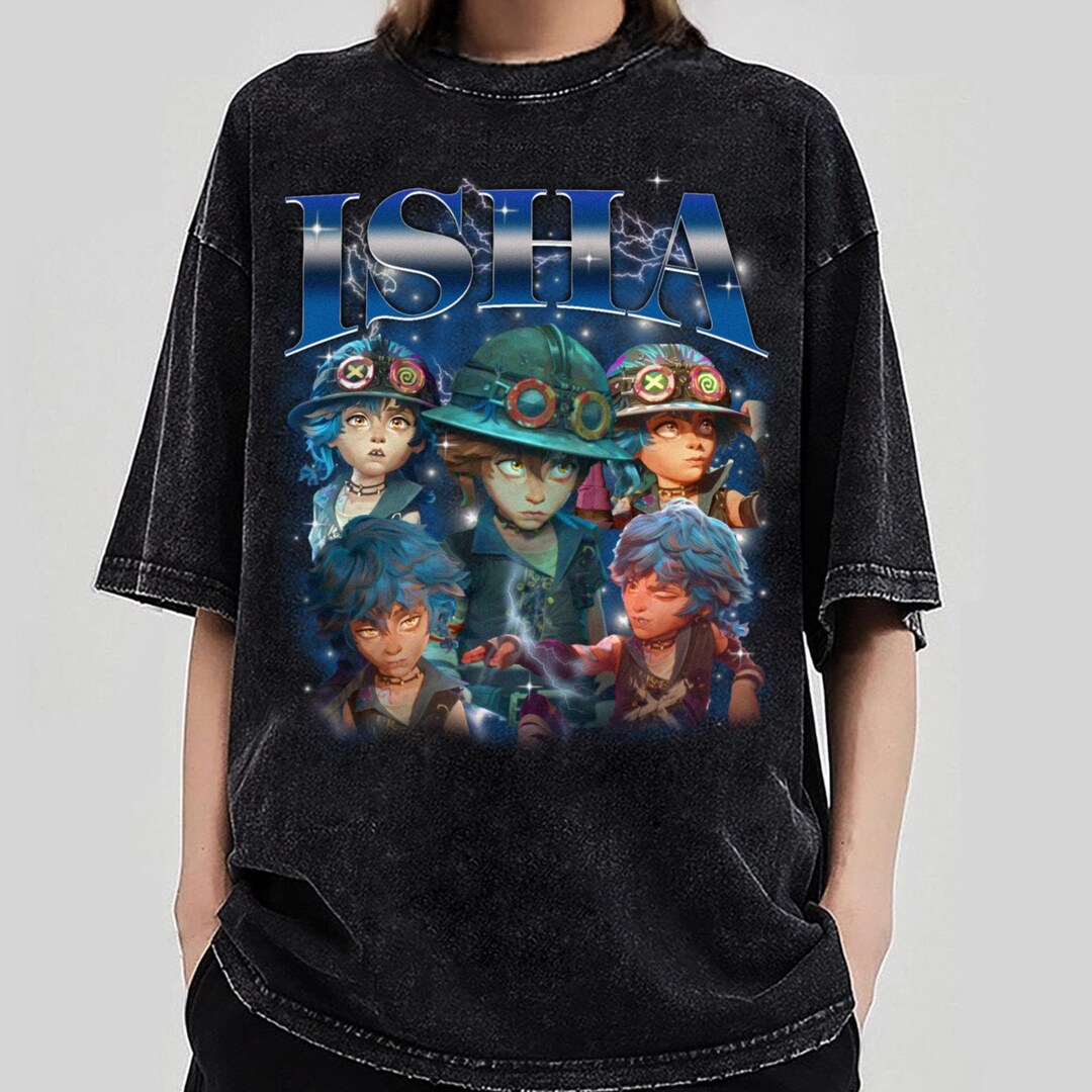 Isha Arcane Bootleg Shirt Png, Vintage Streetwear League of Legends Png ...