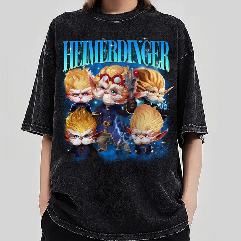 Heimerdinger Arcane Bootleg Shirt Png Vintage Streetwear League of ...