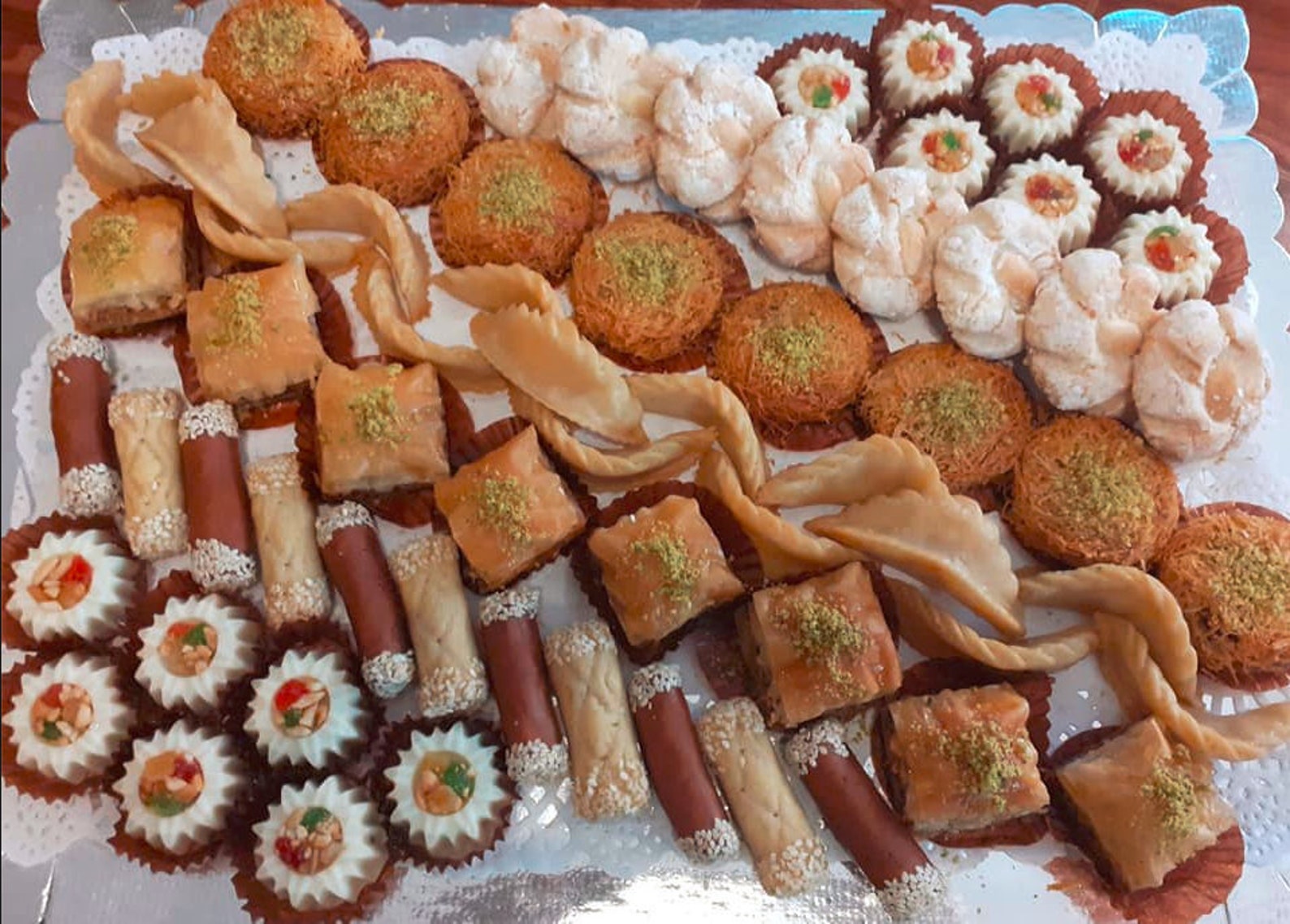 Moroccan sweets Assortment Of Moroccan Pastry Shortbread | Etsy