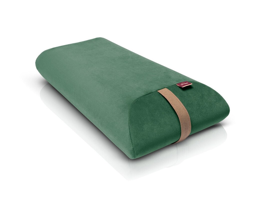 Rectangular Firm Yoga Pillow - Ultra Light Bolster - Mossy Green - Be ...