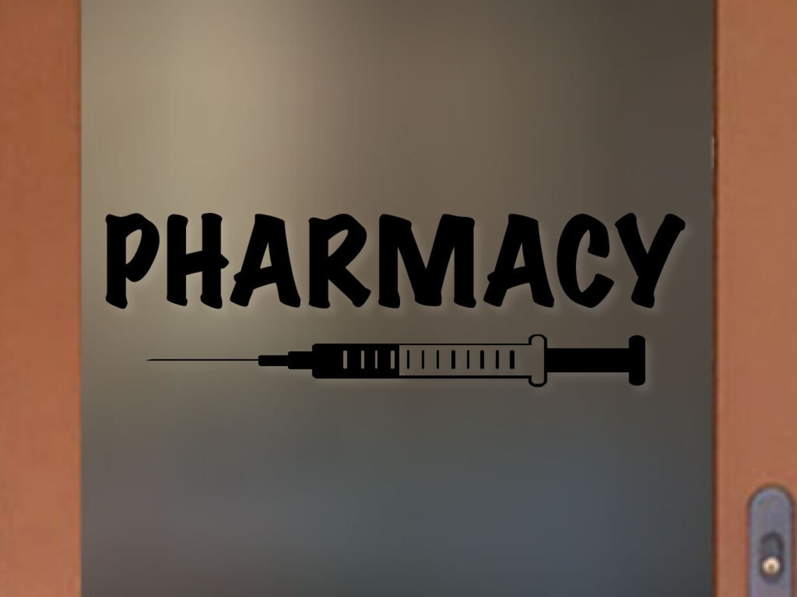 Apotheke Zeichen für Shop Shop Vinyl Aufkleber viele Farben | Etsy