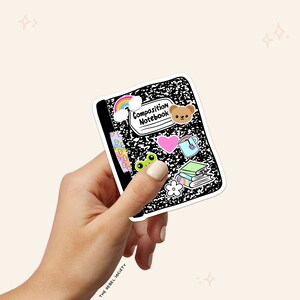 Composition Book PNG Sticker Design Sticker Hoarder Unused Sticker Club ...