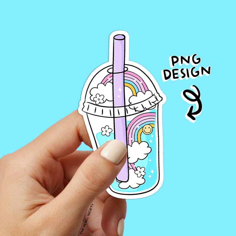 Boba Tea Sticker - Etsy