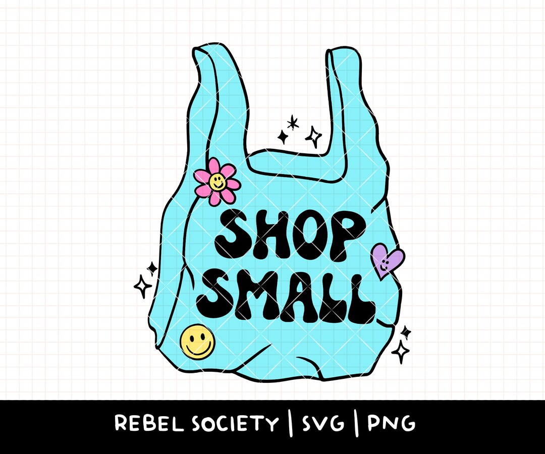 Shop Small SVG Small Business Badass Minimalist Trendy Small Biz Mama ...