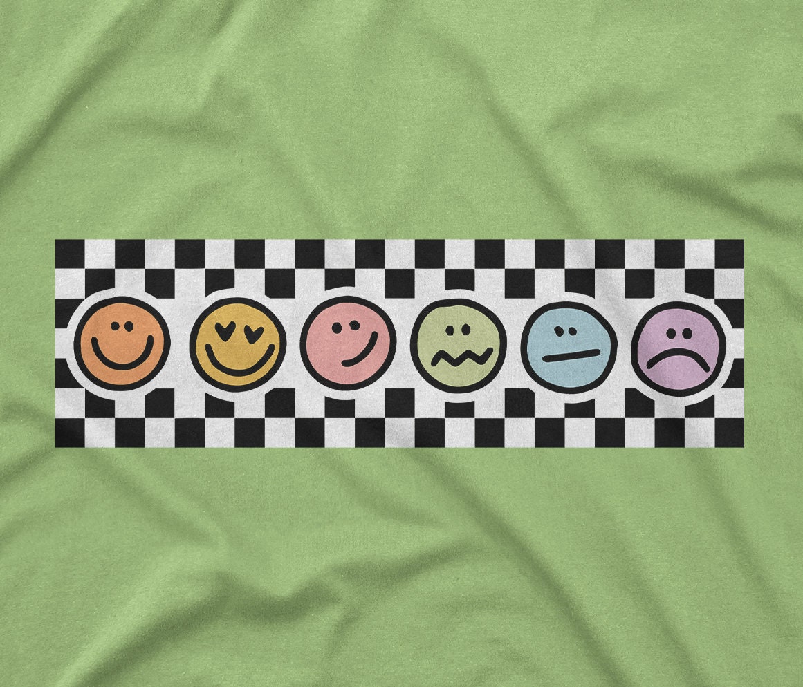 SVG PNG Moods Mood Moody Smiley Smileys Black White - Etsy