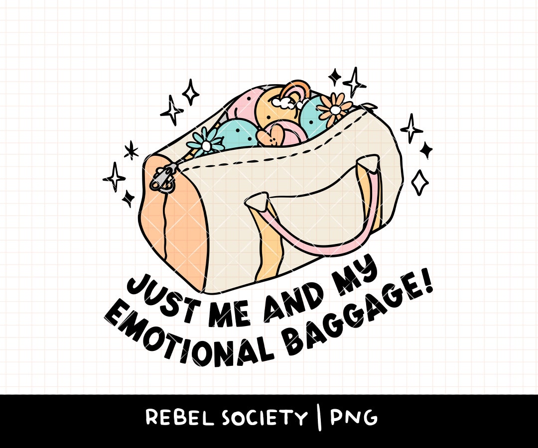 Emotional Baggage PNG Mental Health Awareness Be Kind to Your Mind ...