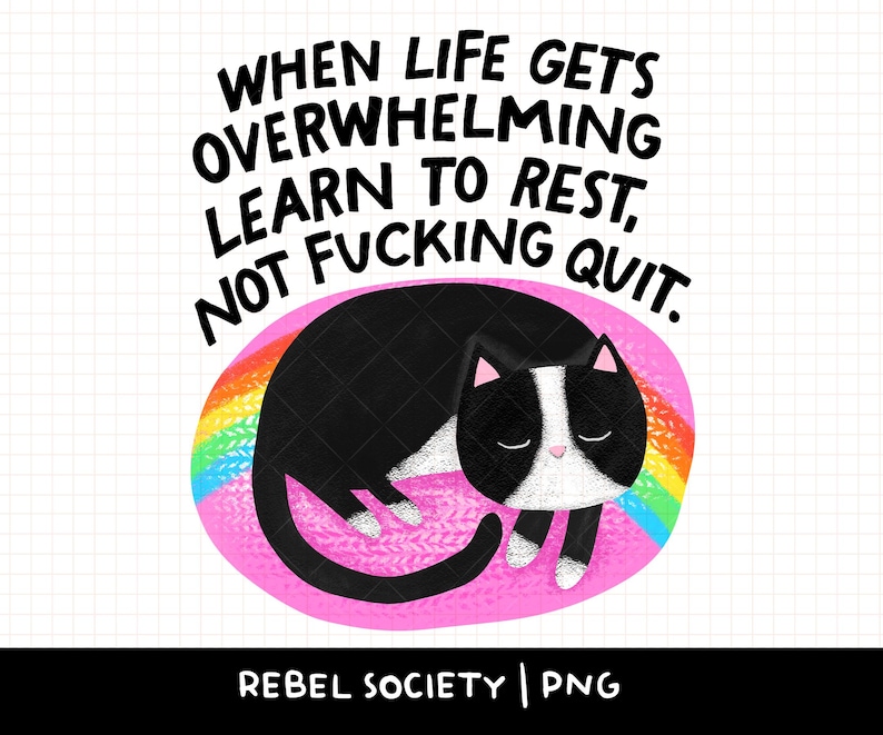 When Life Gets Overwhelming PNG Mental Health Awareness Stressed ...