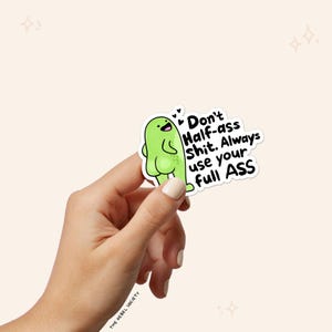 Don't Half Ass Shit PNG I Can Do Hard Shit Healing Girlie Cute Trendy ...