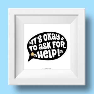 It's Okay to Ask for Help SVG, Probably Anxious, Trendy SVG Mental ...