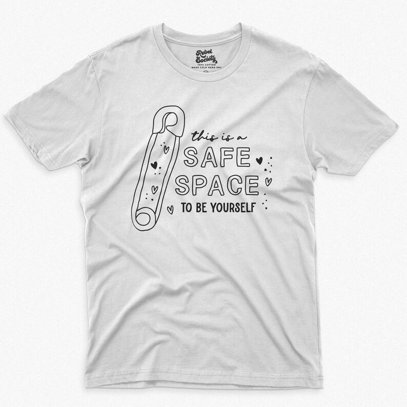 SVG PNG Safe Space to Be Yourself Inclusion Poster - Etsy