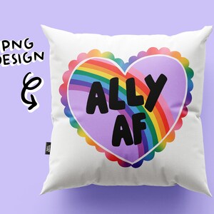 Ally Af PNG LGBTQ Pride Month Love is Love Equality Gay Bi Trans ...