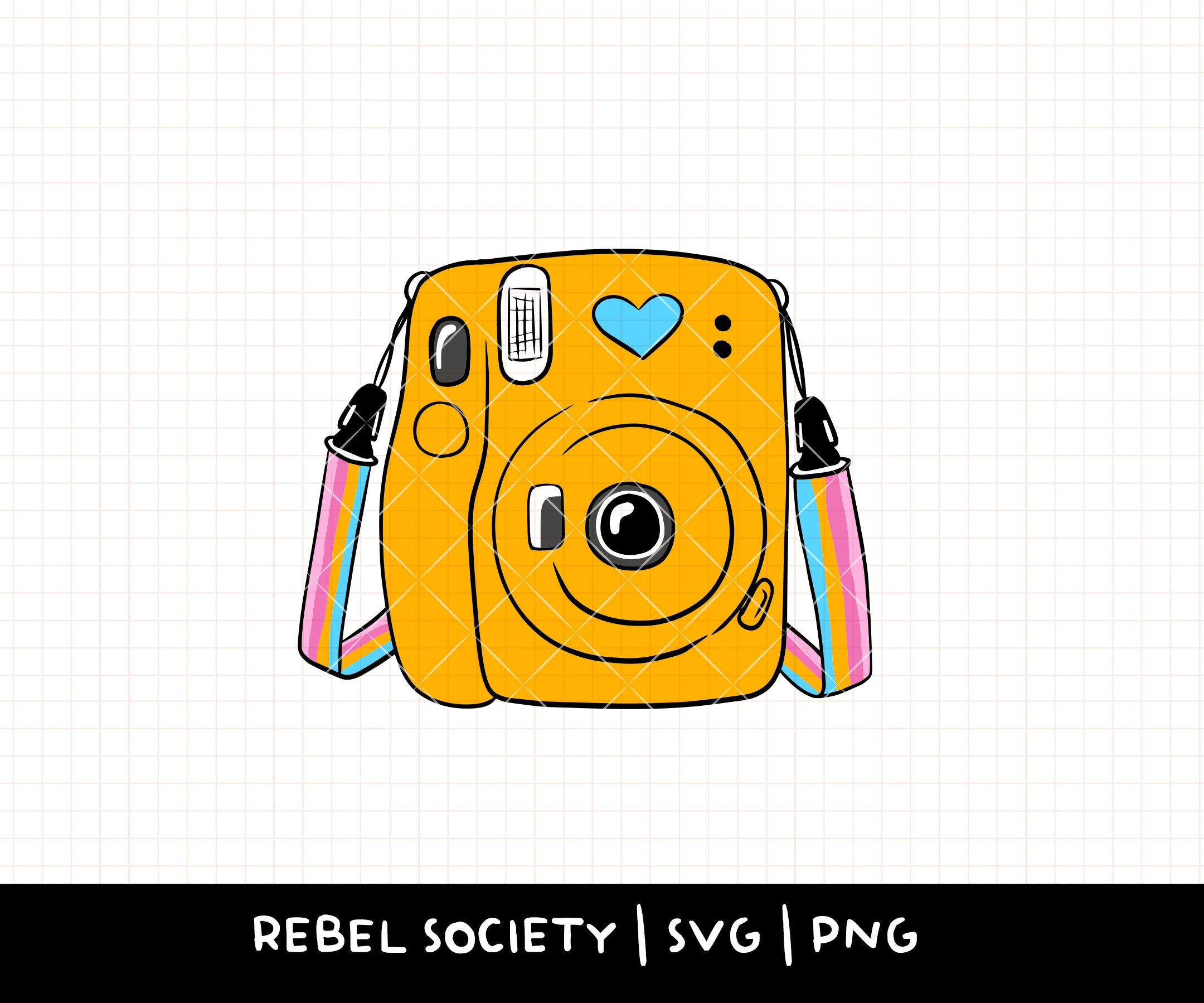 Cute Mini Cameras SVG Trendy SVG Camera Vector File Rainbow - Etsy