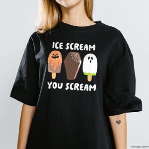 Ice Scream You Scream Ice Cream PNG Trendy PNG Cute Ghost Halloween T ...