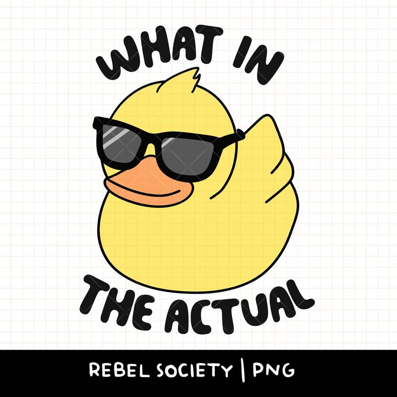 Middle Finger Duck - Etsy