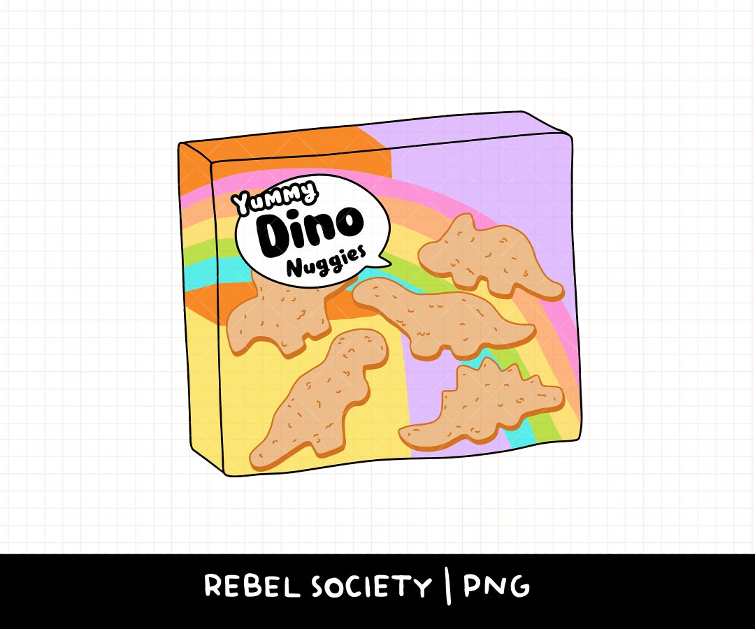 Box of Dino Nuggies PNG Dino Nuggets Nugs PNG Trendy PNG Cute Png ...