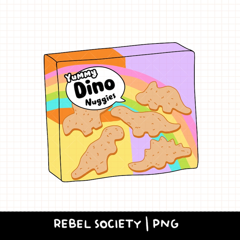 Dino Nuggets Clipart - Etsy