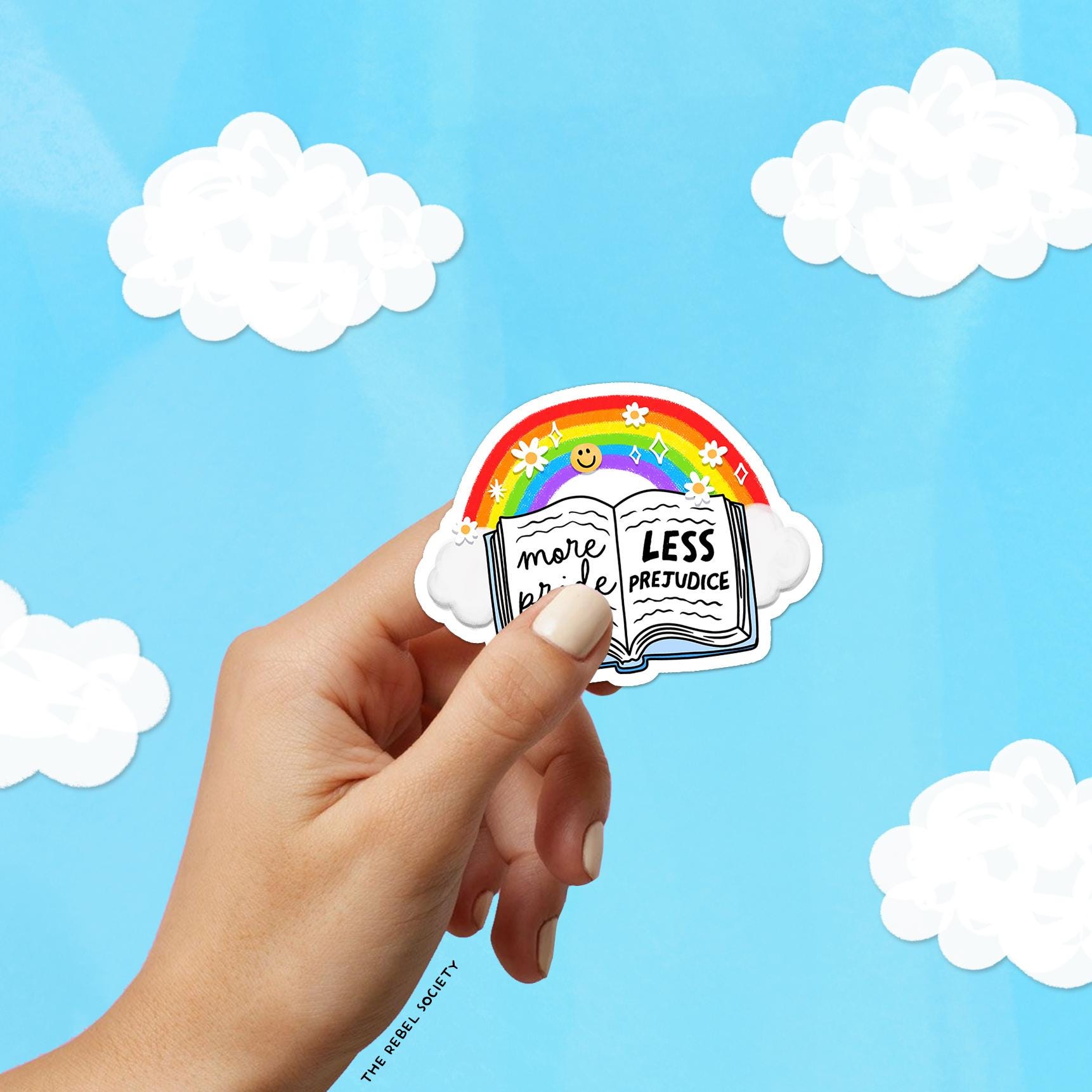 More Pride Less Prejudice PNG Pride Month Sticker Design Gay Ally LGBTQ ...