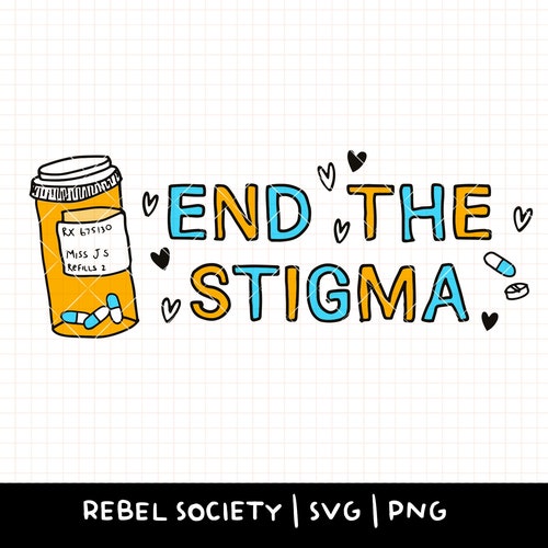 End the Stigma Mental Health Matters SVG Awareness Svg - Etsy