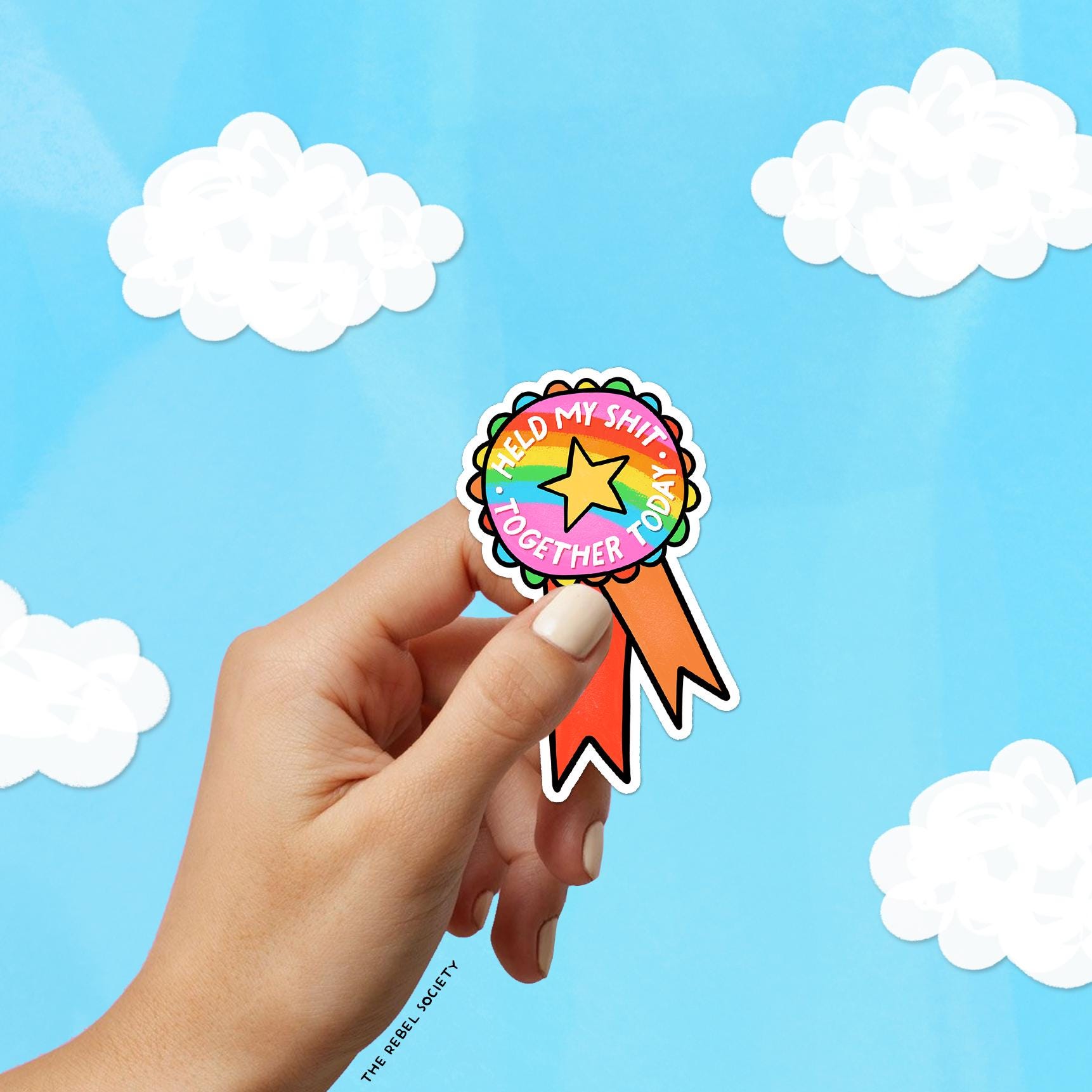 Held My Shit Together Award Ribbon PNG Popular Trendy Sticker PNG ...