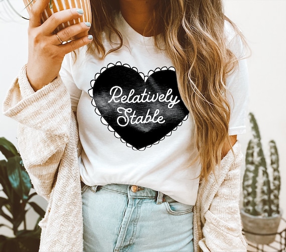 SVG PNG Relatively Stable Mental Health Awareness Anxiety - Etsy