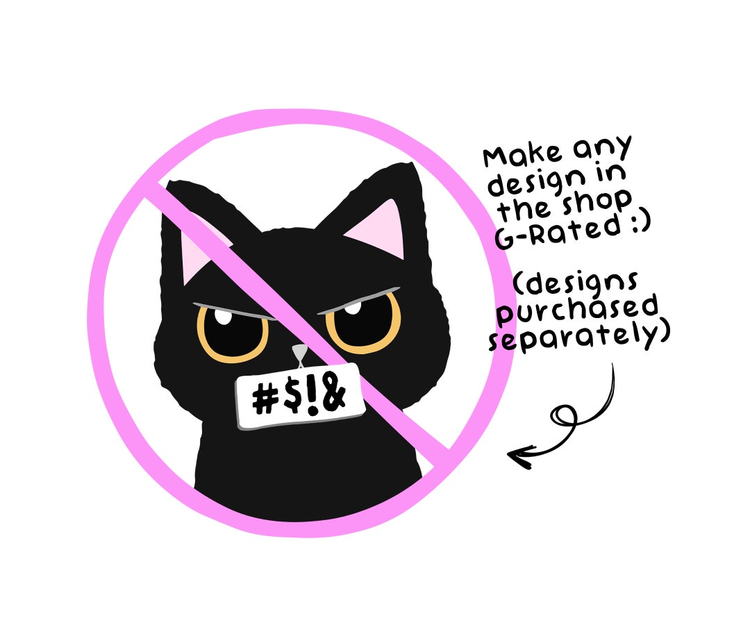 G-rated Design ADD-ON :) - Etsy
