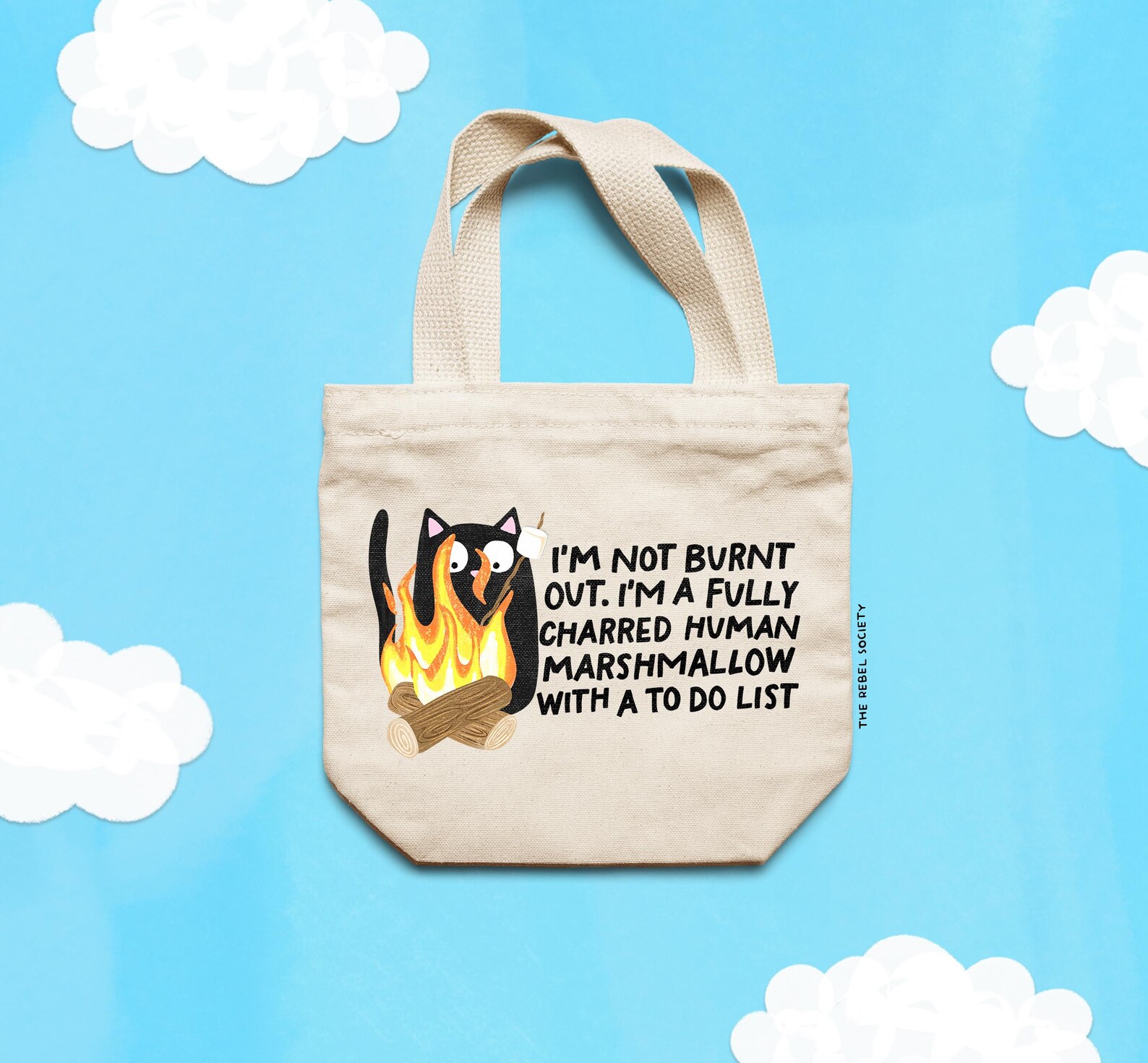 Burnt Out PNG Trauma Mental Health Funny Cute Trendy PNG Sticker Design ...