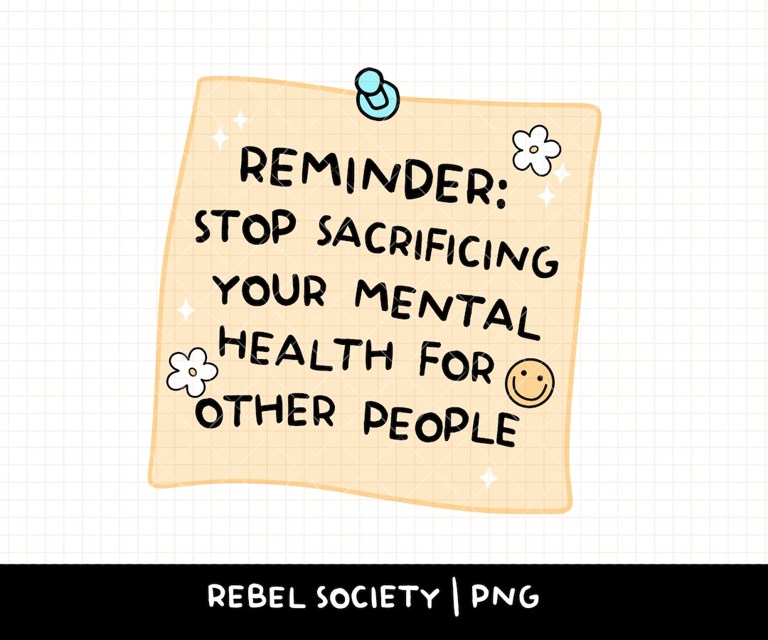 Mental Health PNG, Trendy PNG, Cute PNG Designs, Kindness Sublimation ...