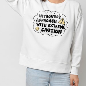 Introvert Approach With Caution SVG, Selectively Social Introvert ...