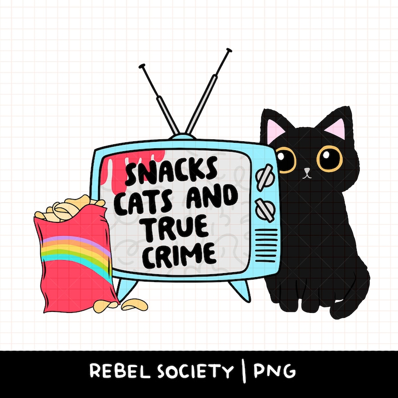 True Crime and Cats Svg - Etsy