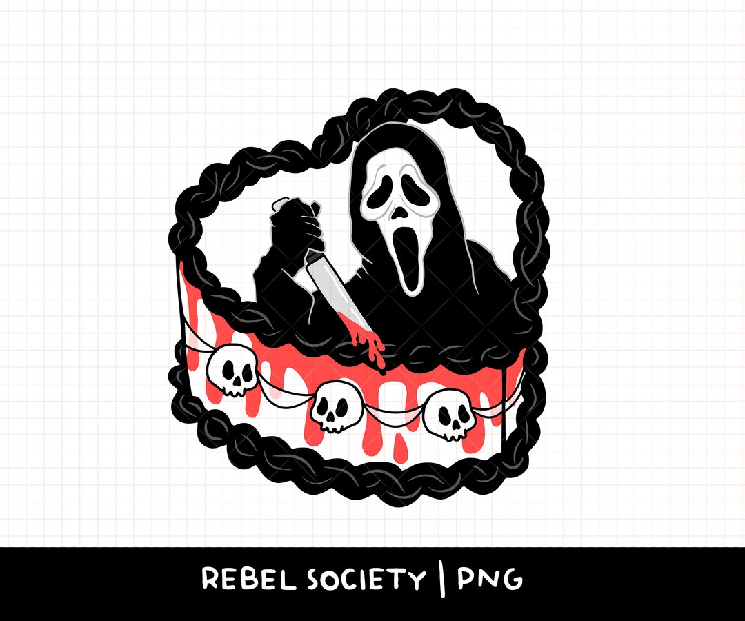 Scream Movie Ghostface PNG Get in Loser We're Watching Horror Movies ...