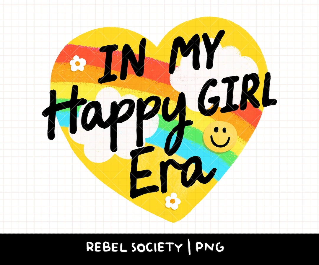 In My Happy Girl Era PNG Healthy Boundaries Mental Health Therapy ...