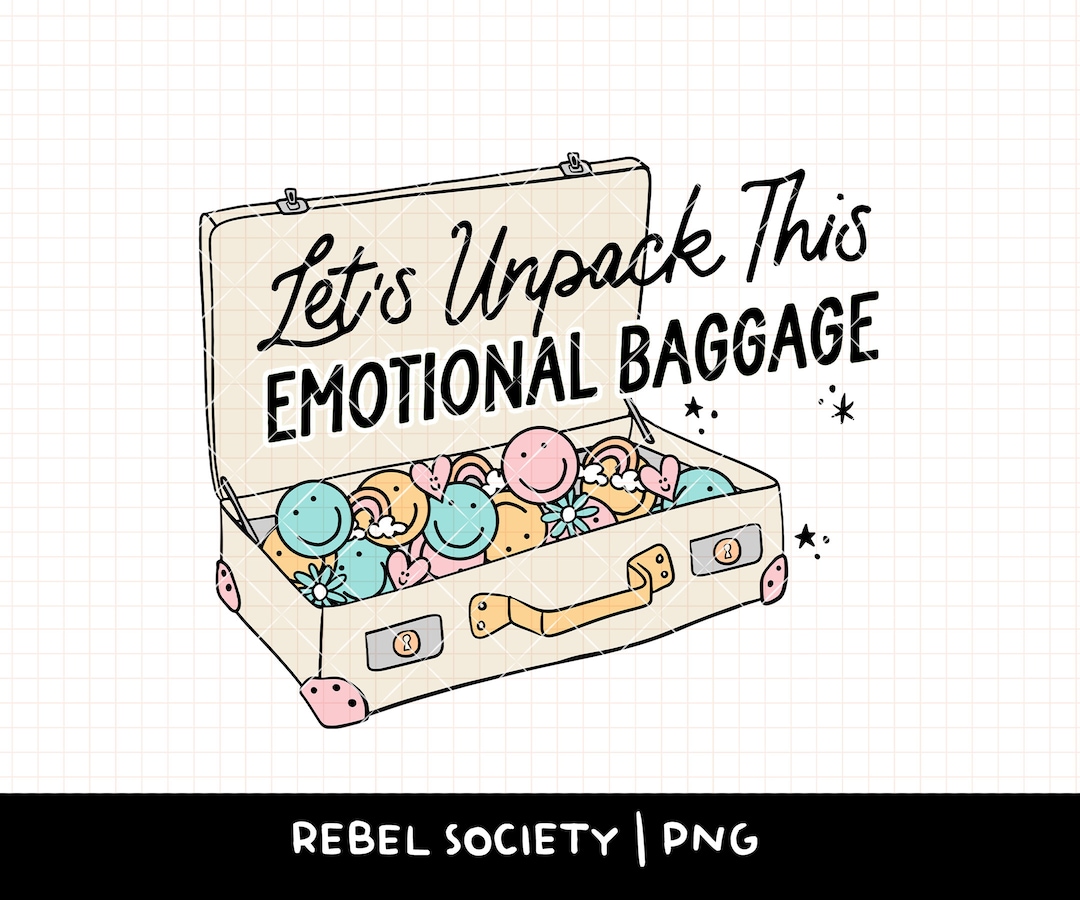 Emotional Baggage PNG Mental Health Awareness Be Kind to Your Mind ...