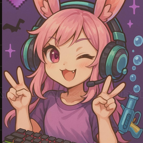Gamer Girl Pfp - Etsy