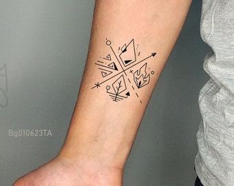 4 Elements Tattoo Triangle