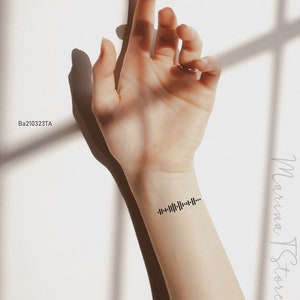 Personalized QR Code Temporary Tattoo, Custom Bar Code Waterproof ...