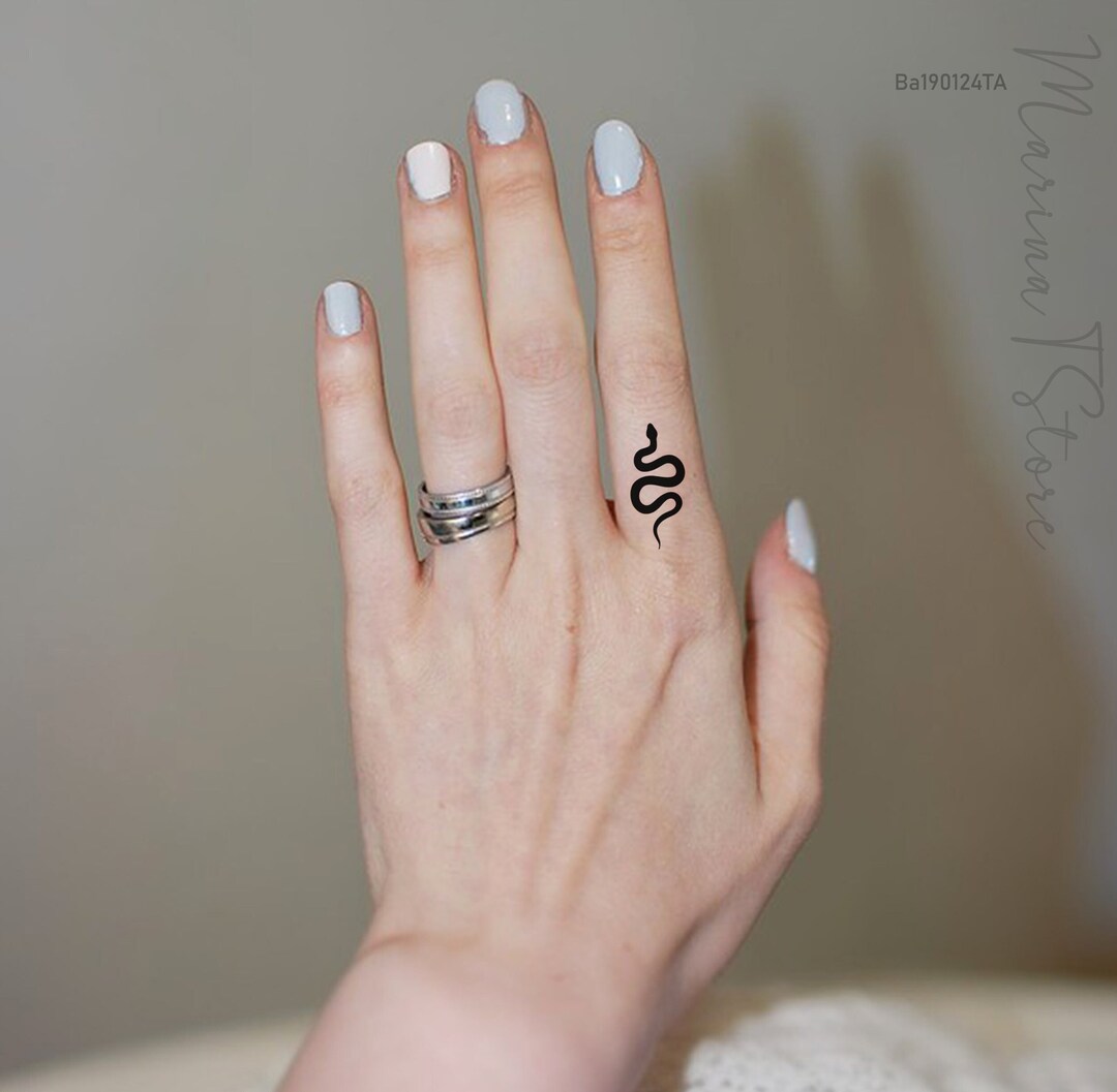 Snake Temporary Tattoo Women, Snake Tattoo for Men, Small Reptile ...