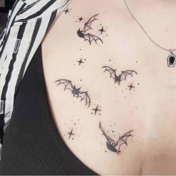 Bat Tattoo - Etsy