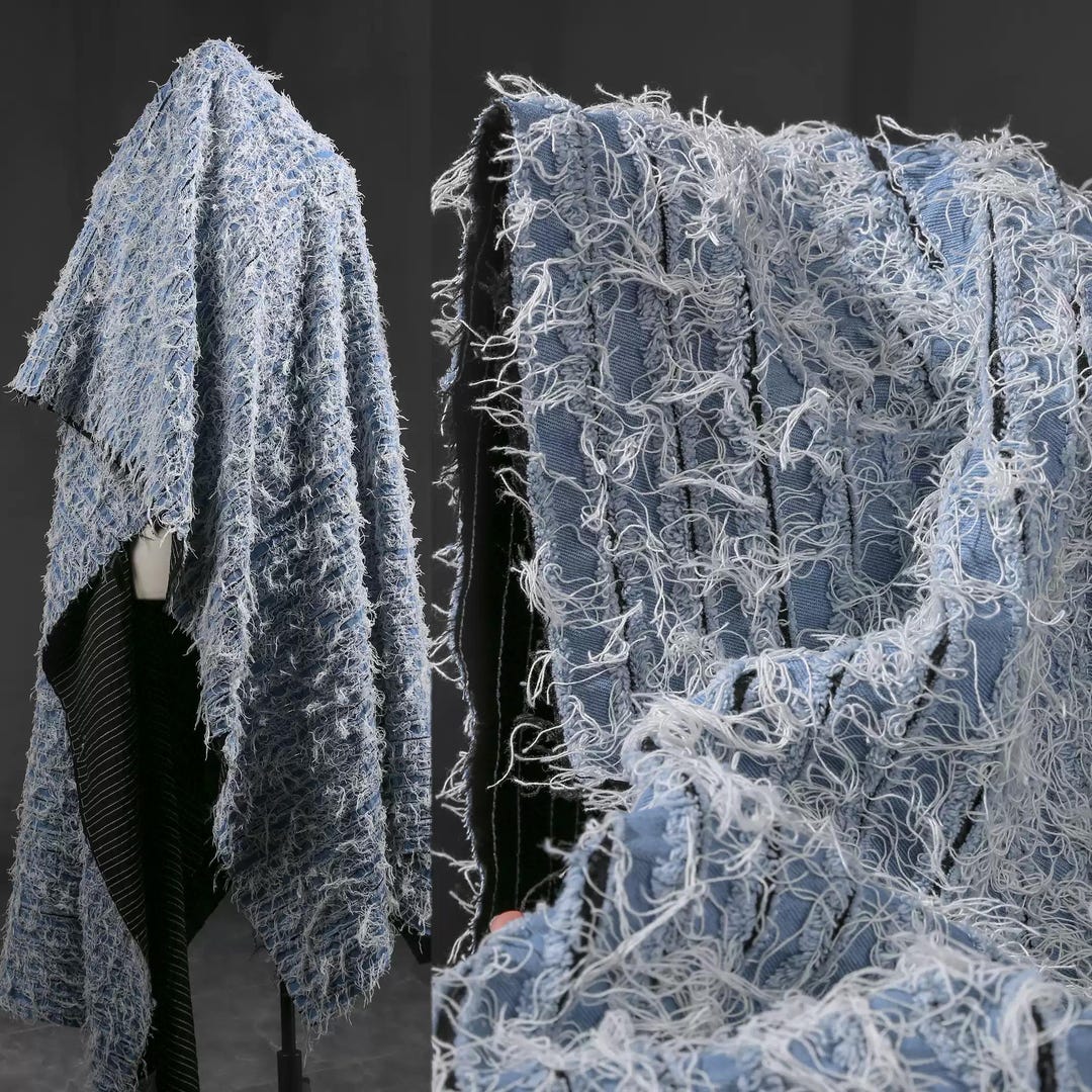 Blue Fabric, Texture Fabric, Brushing Process Fabric, Distressed Fabric ...