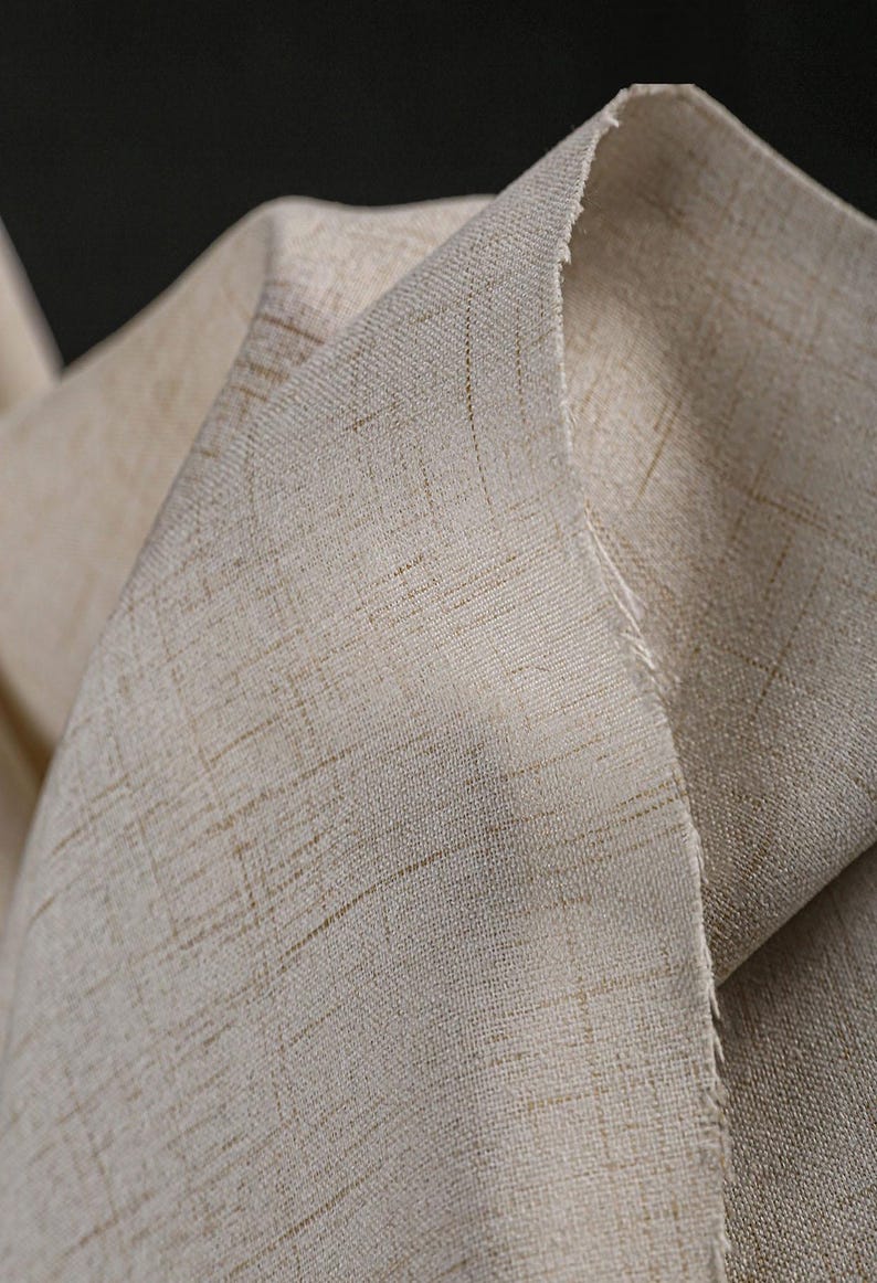 Cotton Linen Fabric, Bamboo-textured Fabric, Original Color Fabric ...