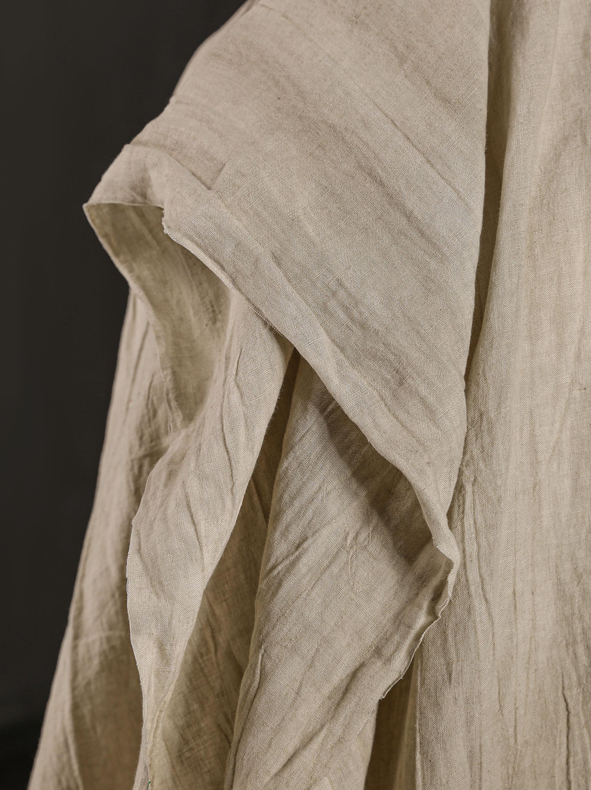 Raw Beige Fabric, Pressed Crease Fabric, Cotton-linen Fabric, Plant ...